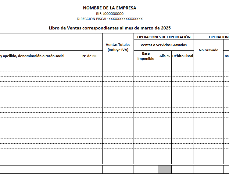Libros de Compras y Ventas de IVA - Finanzas y Contabilidad